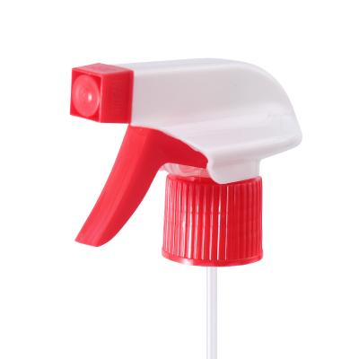 China Non Spill Plastic Hand Trigger Sprayer 28/415 Garden Water Bottle Pressure Pump Acid Resistant for sale
