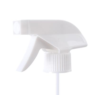 China Chemical Resistant Trigger Sprayer PP 28/410 28/415 Bottle Stopper Cleaning Design for sale