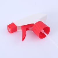 China Non Spill 28/415 Plastic Trigger Sprayer with Mesh Foam Nozzle Red Transparent White Color for sale
