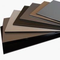 China Transparent Protective Film 3mm 4mm Alucobond Aluminum Composite Panel for B1 Grade for sale