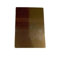 China 0.06mm-0.5mm Aluminum Thickness Golden Mirror ACP Panels for Gas Station Wall Cladding for sale