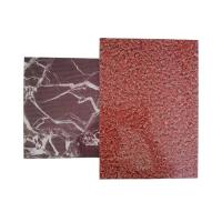 China High Gloss A2 Grade Fire Proof Marble Color Aluminum Granite Plastic Panel ACP Sheet Plate for sale