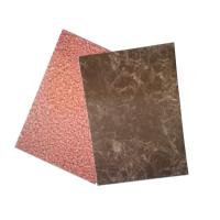 China High Gloss A2 Grade Fire Proof Marble Color Aluminum Granite Plastic Panel ACP Sheet Plate for sale