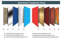 China 4mm Untransparent Protective Film High Gloss Black Acp Panels for Celling Customized for sale
