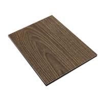 China Static Protective Film 3mm 4mm Wood Color Aluminum Composite Fence Panels for Wall Usage for sale