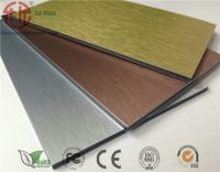China 3mm 4mm Brushed Aluminium Composite Panel for Outdoor Mosaic Wall Sticker Modern Style for sale