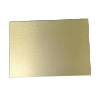 China Fireproof Silver Brushed ACP Sheet with Untransparent Protective Film Competitive for sale