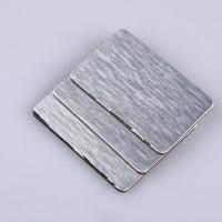 China Fireproof Silver Brushed ACP Sheet with Untransparent Protective Film Competitive for sale