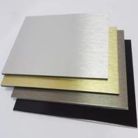 China Fireproof Core 4x8 Aluminium Composite Panel with Brush Design and ISO9001 Certificate for sale