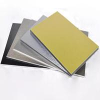 China Fireproof Core 4x8 Aluminium Composite Panel with Brush Design and ISO9001 Certificate for sale