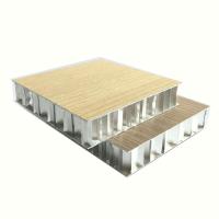 China Qingdao Port Loading PVDF PE Coated Aluminum Honeycomb Panels for Roof Partition Wall for sale