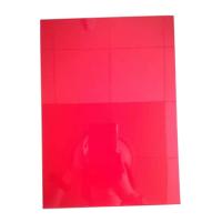 China Untransparent Protective Film 3mm Red Wine Fireproof ACM Panel for ACP Aluminium for sale