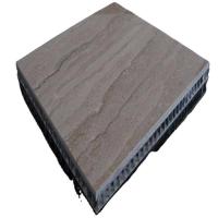 China Customized Decorative Stone Anti Glare Honeycomb Plate Wall Aluminum Panels for sale