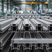 China Access control enforced Aluminium Extruded Profiles designed for rapid production and consistent in large scale manufacturing projects for sale