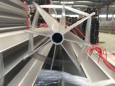 China High Strength 7075 Alum Extrusion Profile Light Weight Used As Mortar Tail Fin for sale