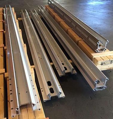 China Tunnel Drilling Feed Beam Aluminium Extruded Profiles for sale