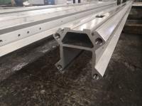 China 6.5M Feed Beam Aluminium Extruded Profiles for Tunnel Drilling for sale