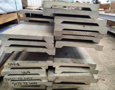 China High Strength 7075 Extruded Aluminum Plate 280mm Wide Cradle Plate for sale