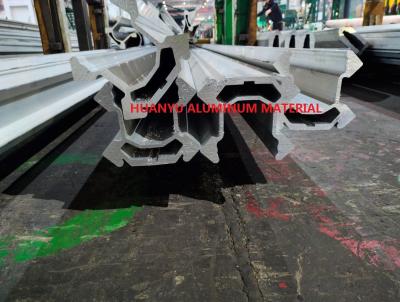 China Blasting Industry Aluminium Extruded Profiles 7000 Series Mill Finish Feed Beam for sale