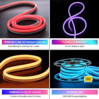 China 5V Addressable Neon Light Strip With 72 LEDs And 72 WS2811 Integrated Circuits/M for sale