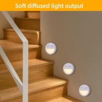 China Smiling Face Intelligent Induction LED Night Light Magnetic Suction Wireless for sale
