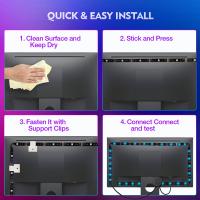 China Led Bluetooth Rgb Light Strip For Tv Background Indoor Decoration for sale