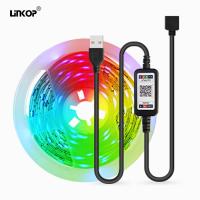 China Ip20 Led Strip Lights Width 10mm 18 Leds/Meter Bluetooth Music Light Strip for sale