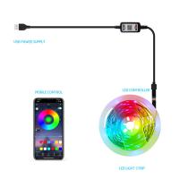 China Ip20 Led Strip Lights Width 10mm 18 Leds/Meter Bluetooth Music Light Strip for sale