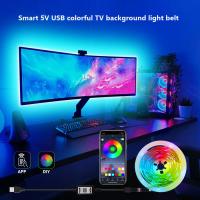 China Ip20 Led Strip Lights Width 10mm 18 Leds/Meter Bluetooth Music Light Strip for sale