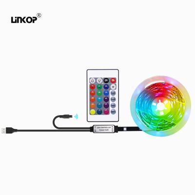 China Dc 5V Dimmable LED Light Belt Infrared 24-Key Mini Light Strip Set for sale