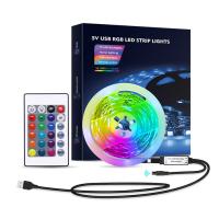 China Dc 5V Dimmable LED Light Belt Infrared 24-Key Mini Light Strip Set for sale