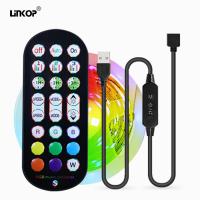 China Intelligent Remote Tv Music LED Strip Lights Set Cuttable Multi Mode 2.4G for sale