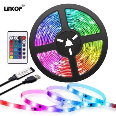 China 24 Key Mini Led Light Strip Set 5v With Ip20 Remote Infrared Color Changing for sale