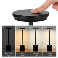 China Adjustable Brightness Touch Led Table Lamp 1.6W For Home And Office for sale
