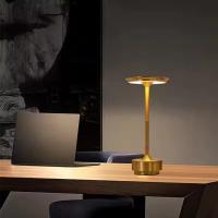 China 5v Rechargeable Led Desk Lamp Touch Switch 2000mAh With Three Color Dimming for sale