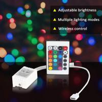 China 16 Million Color Led Light Strip Controller 5-24v With Ir 24 Key Remote Control for sale