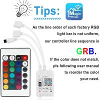 China 24key Wifi Smart App Control Led Lighting Controller For Rgb Led Light Strip for sale