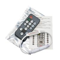 China 14Key 12a Single Color Rf Led Controller With Dc Or 2 Pin Connection Mode for sale
