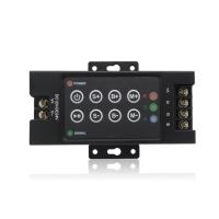China 12-24v Iron Shell Led Controller 5-10 Control Distance Rf 8 Key 30a Rgb Dimmer for sale