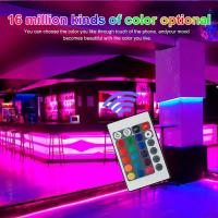 China Dc Input Port Rgb Led Controller Controlled By 24Key Remote Control Unit for sale
