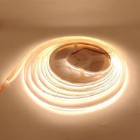 China 5 Meter Linear Cob Led Light Strip 12v 528 Leds/M High Brightness Adjustable for sale