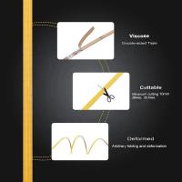 China Cutting Flexible Cob Led Strip 3mm 5mm 90 Ra Single Color Linear Light for sale