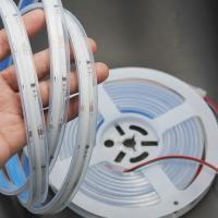 China IP20 RGB IC COB LED Light Strip 2.5MM Cuttable 3-10MM 1000lm/M 12W/M 5-24V for sale