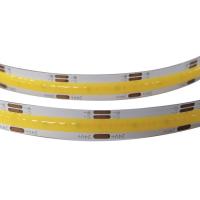 China Dual Color Temperature Cob LED Light Strip Length 5M 24v W+Ww 608 Leds/M for sale