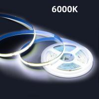 China Dimmable COB LED Light Strip 480LEDs/M 12V/24V 5 Meters For Interior Decor for sale