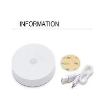 China Rechargeable Motion Sensor Night Light With Dimmable Color Temperature for sale