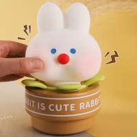 China Silicone Children'S Bedside Led Dimming Night Light Timed Sleep Usb Rechargeable for sale