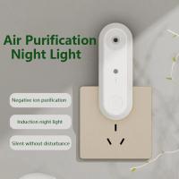 China Warm Color Led Induction Night Light Ip20 Wall Mounted Us Eu Light Controlled for sale