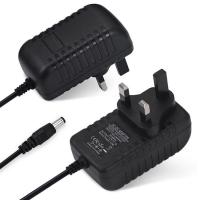 China Surge Protected 12v 2a Led Power Supply With Interchangeable Us/Eu/Uk/Au/Cn Plug for sale