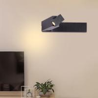 China 3w Led Wall Lamp Aluminum Adjustable Angle Warm White For Bedroom Corridor for sale